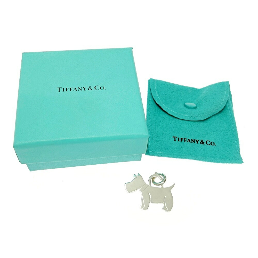 【楽天市場】【中古】【箱付き】 TIFFANY&Co. ティファニー シルバー ドッグ ネックレストップ 7.1g 925刻印 417841 ...