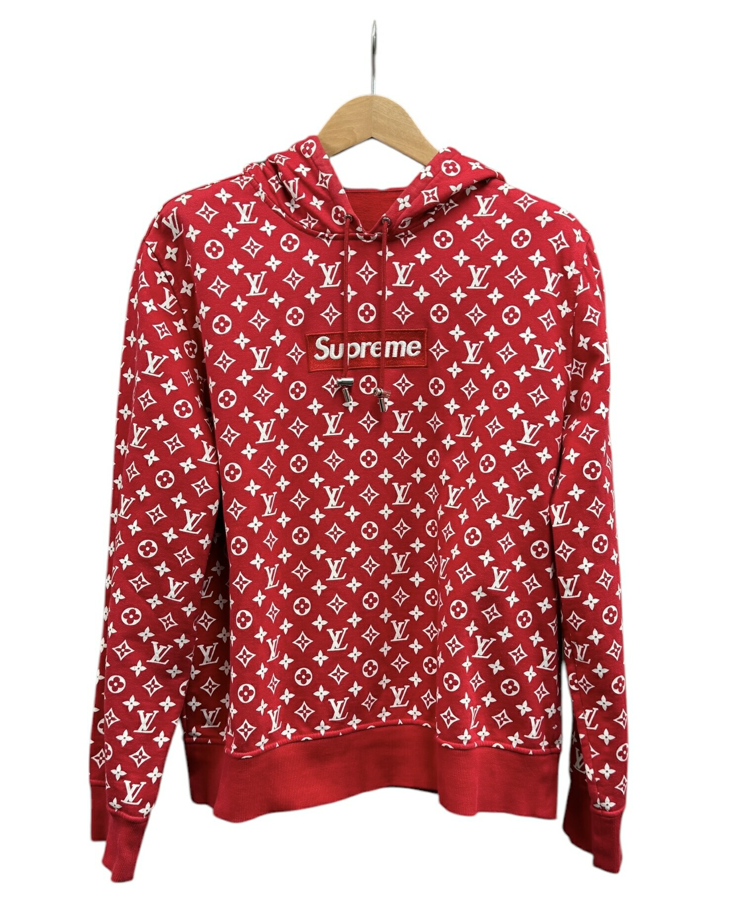 【楽天市場】【美品】LOUIS VUITTON Supreme ルイヴィトン シュプリーム 17AW LV Box Logo Hooded ...