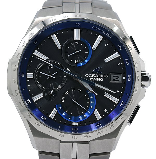 【楽天市場】送料無料！★箱保付！美品！CASIO カシオ OCEANUS オシアナス Manta マンタ S5000シリーズ OCW ...