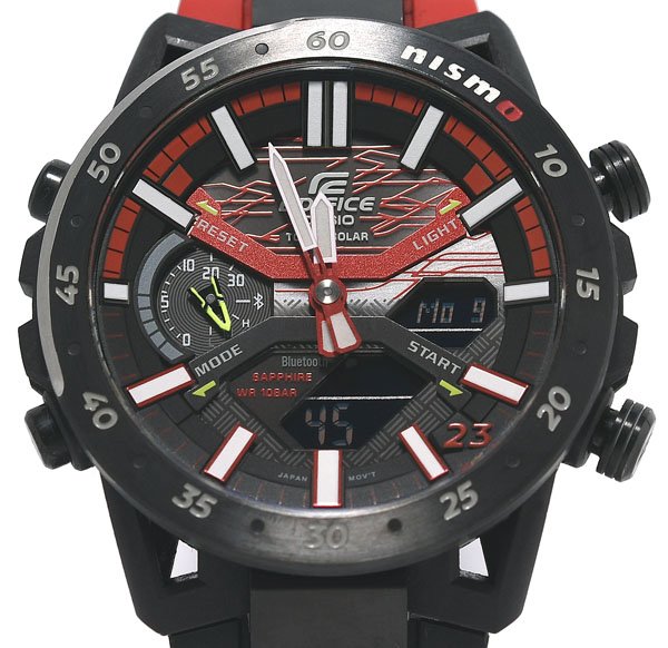 【楽天市場】送料無料！★箱保付！美品！CASIO カシオ EDIFICE エディフィス ECB-2000NIS-1AJR NISMO限定モデル ...