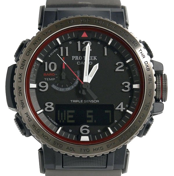 【楽天市場】★箱保付！美品！CASIO カシオ PROTREK プロトレック Climber Line クライマーライン PRW-50YT ...