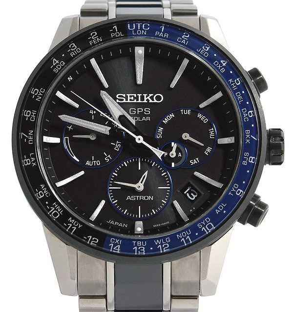 【楽天市場】★箱保付！美品！SEIKO セイコー ASTRON アストロン SBXC009 5X53-0AD0 クロノグラフ ソーラーGPS ...