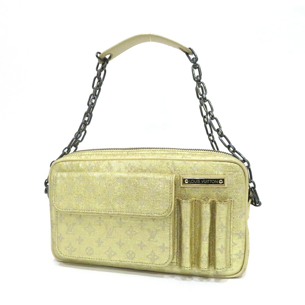 【楽天市場】中古 ルイヴィトン ハンドバッグ マッケンナ モノグラムシャイン M92362 Aランク ゴールド LOUISVUITTON ...