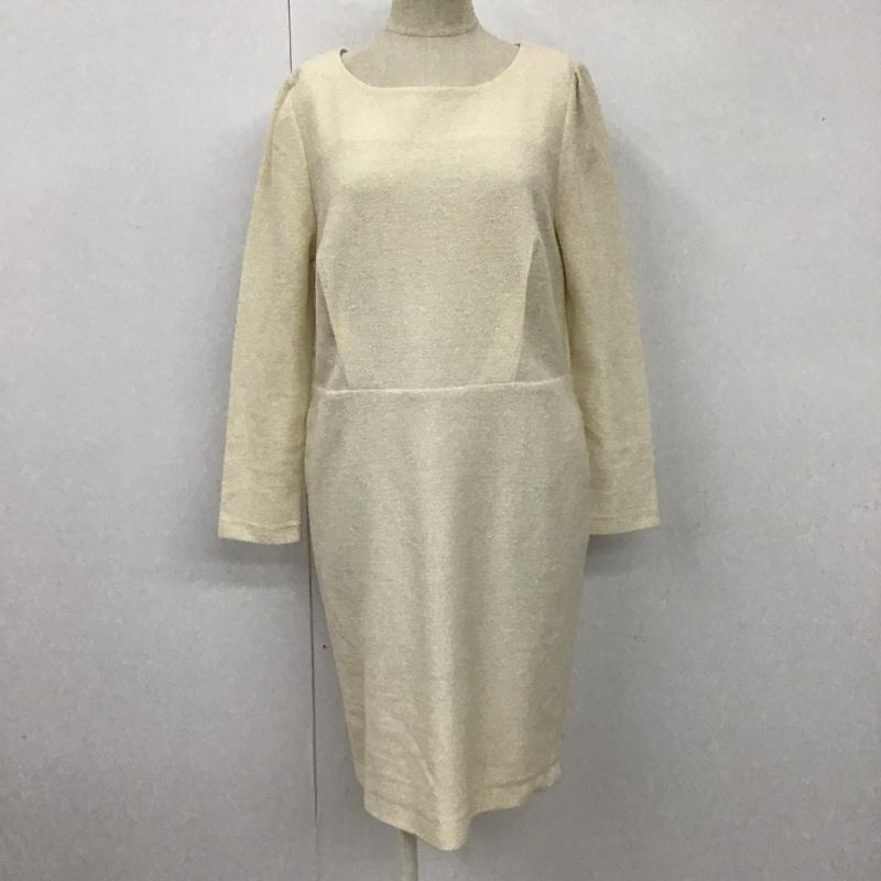 【楽天市場】ROPE' ロペ ひざ丈スカート ワンピース One-Piece Medium Skirt 長袖ワンピース クルーネック バック ...