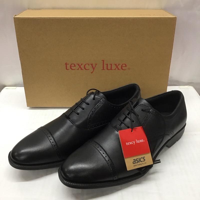 【楽天市場】ASICS アシックス 革靴 革靴 Leather Shoes TU-7774 texcy luxe ストレートチップ 箱有 26cm【USED】【古着】【中古】10111757：クラシカ