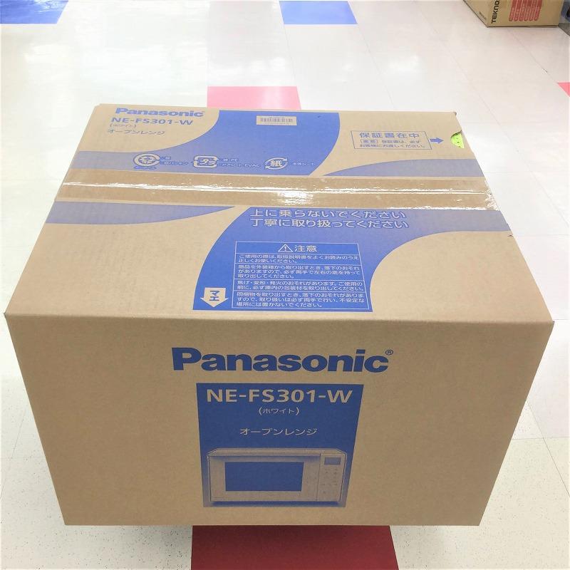 【楽天市場】 【未開封】 パナソニック / Panasonic NE-FS301 縦開き オーブンレンジ 2021年 23L ホワイト 1000W 30013805：クラシカ