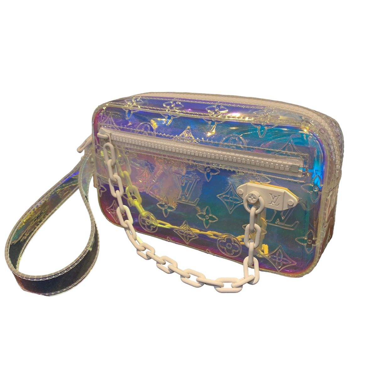 【楽天市場】【中古】 LOUIS VUITTON ルイ・ヴィトン ポシェット・ヴォルガ M55261 モノグラム・プリズム クラッチバッグ ...