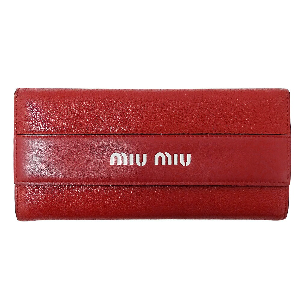 楽天市場】ミュウミュウ miumiu 財布 ラウンド ファスナー 長財布 218A