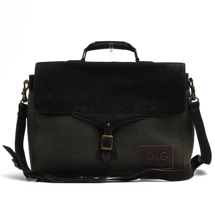 【楽天市場】DOLCE＆GABBANA ビジネスバッグ ドルガバ D&G ディーアンドジー 一部牛革 裏地チェック 2WAY ショルダーバッグ 【中古】：ブランディング