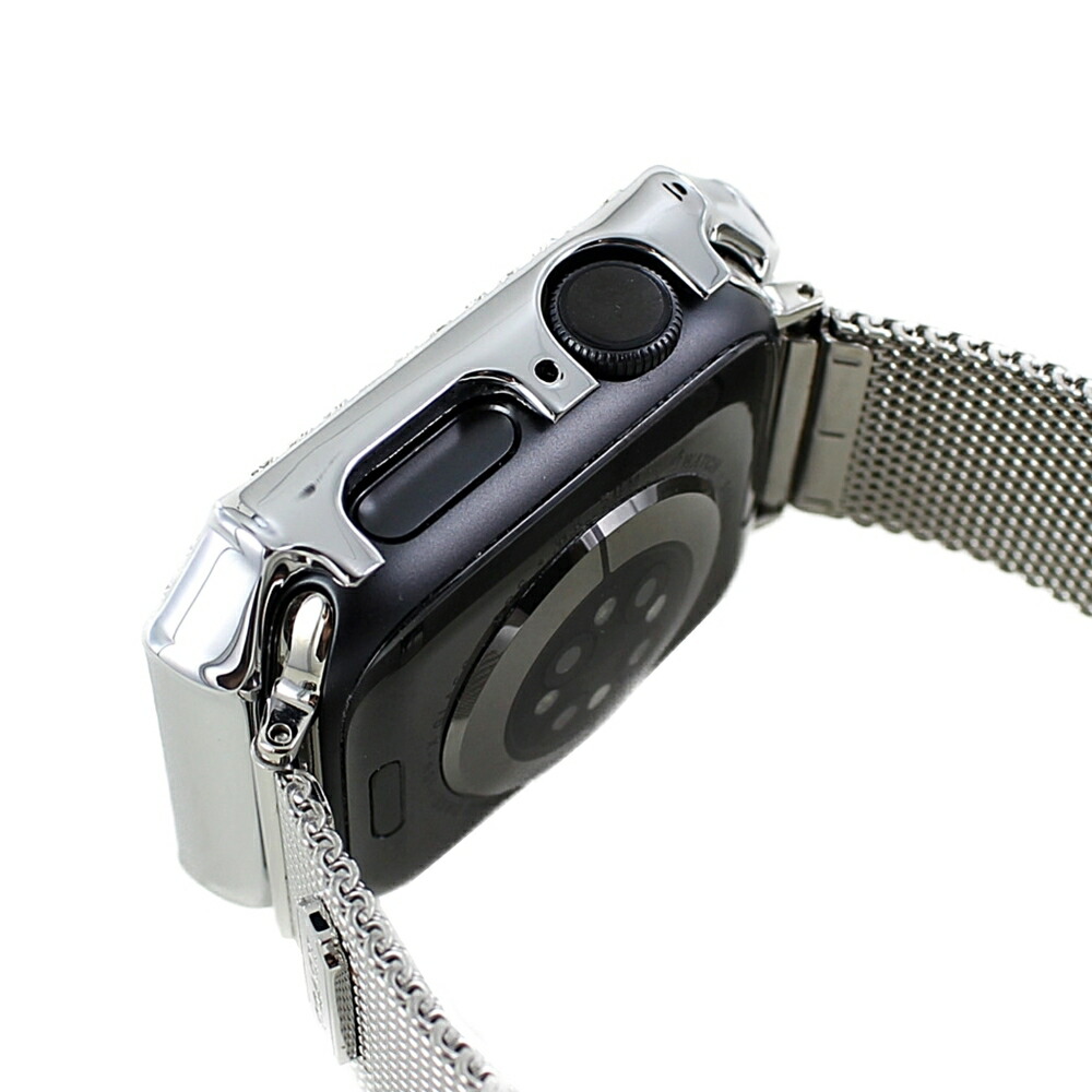 【楽天市場】\只今ポイント10倍中！／スワロフスキー アップルウォッチ ケース キラキラ クリスタル ピンク バンパーケース おしゃれ ...