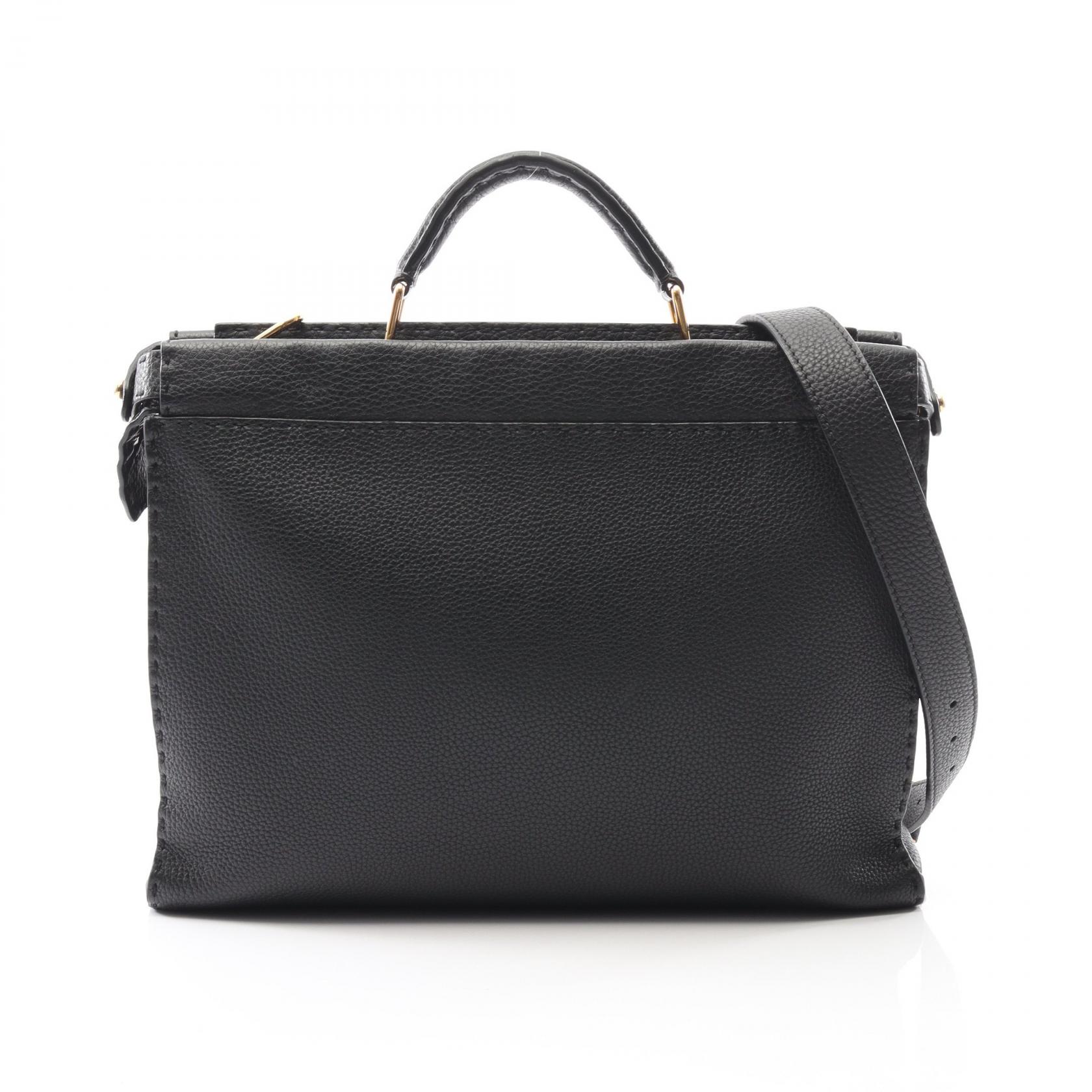 【楽天市場】フェンディ FENDI ピーカブー フィット ビジネスバッグ バッグ レザー メンズ ブラック系 7VA406 【中古 ...