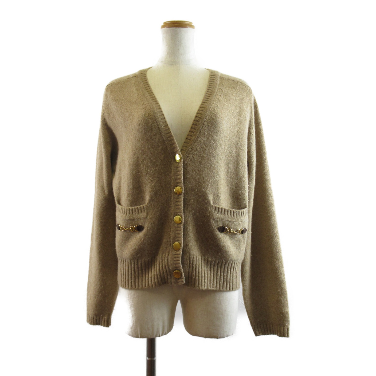 【楽天市場】グッチ GUCCI カーディガン 衣料品 トップス カシミア レディース ブラウン系 ブラウン CA37394 【中古】 | 衣類 ...