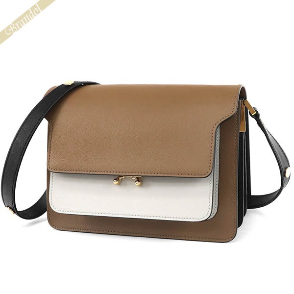 楽天市場】□新品同様□ MARNI マルニ トランク レザー クロスボディ
