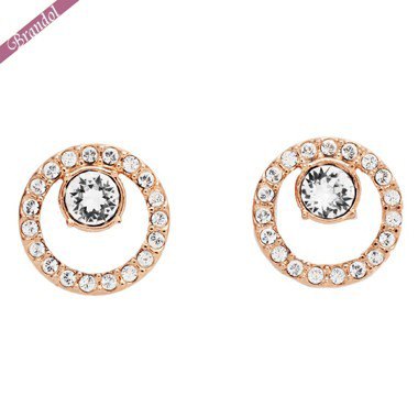 【楽天市場】スワロフスキー ピアス Swarovski レディース Creativity Circle ラインストーン サークル ピンク ...