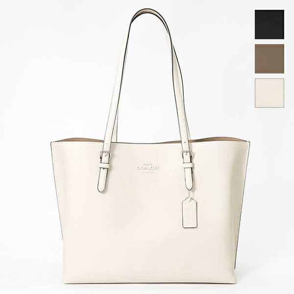 【楽天市場】コーチ トートバッグ COACH レザー モリー トート ブラック/モカブラウン/ホワイト CV968 レディース | ブランド ...