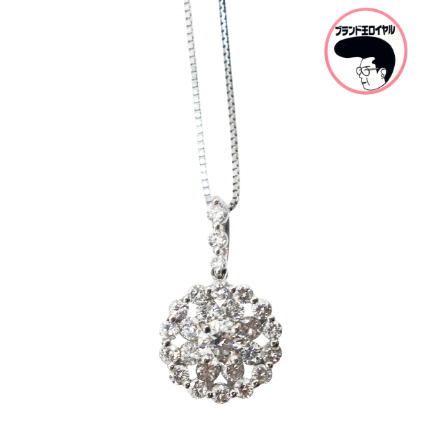 【楽天市場】ダイヤモンドネックレス Pt950/Pt850 プラチナ ダイヤモンド 0.82ct 0.318ct 一粒ダイヤ レディース ...