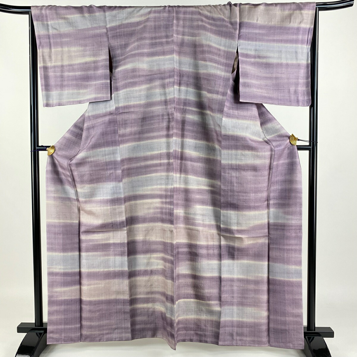 【楽天市場】付下げ 身丈163.5cm 裄丈67cm M 袷 紬地 鈴乃屋 霞 ぼかし 紫 正絹 美品 名品 【中古】：バイセル 楽天市場店