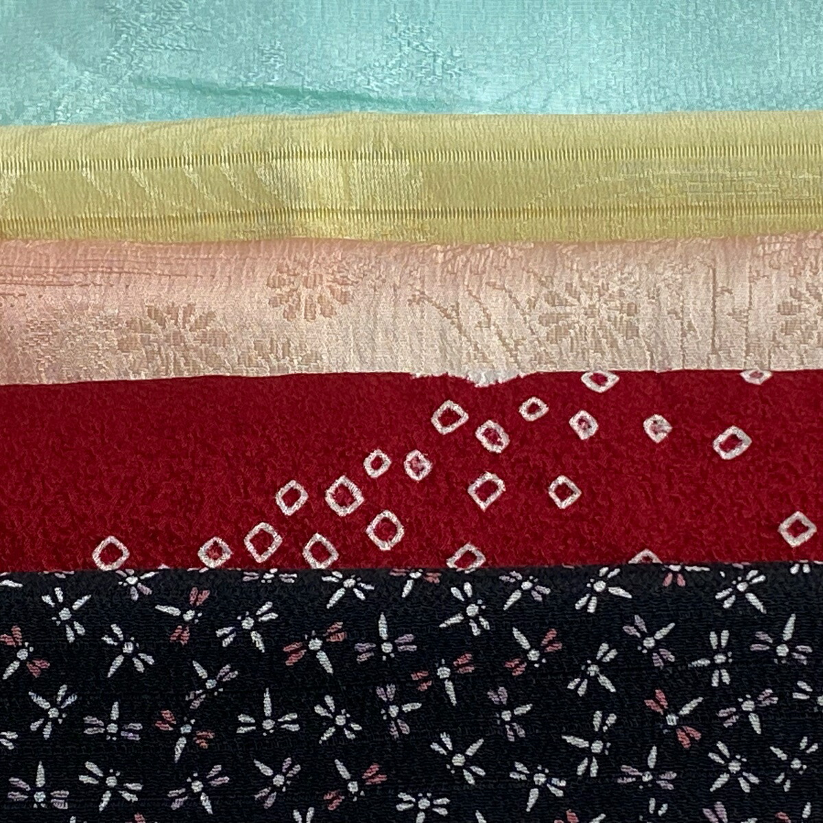 【楽天市場】帯揚げ 優品 帯揚げ5枚セット 水色 正絹 和装小物 【中古】：バイセル 楽天市場店