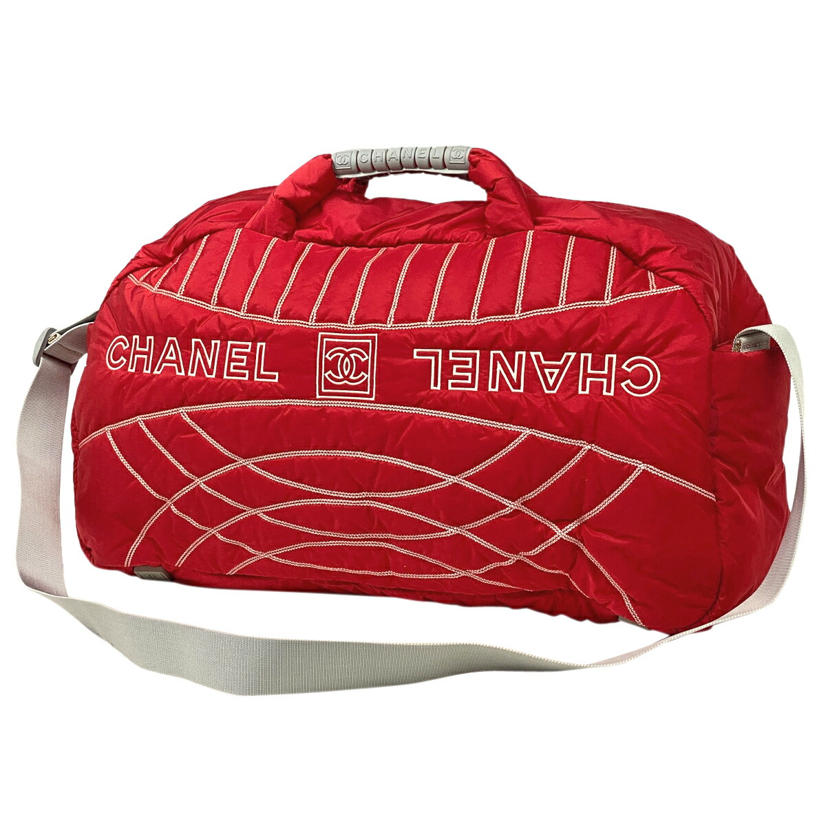 【楽天市場】シャネル CHANEL スポーツライン ボストンバッグ ココマーク 2WAY ショルダーバッグ ボストンバッグ ナイロン レッド ...