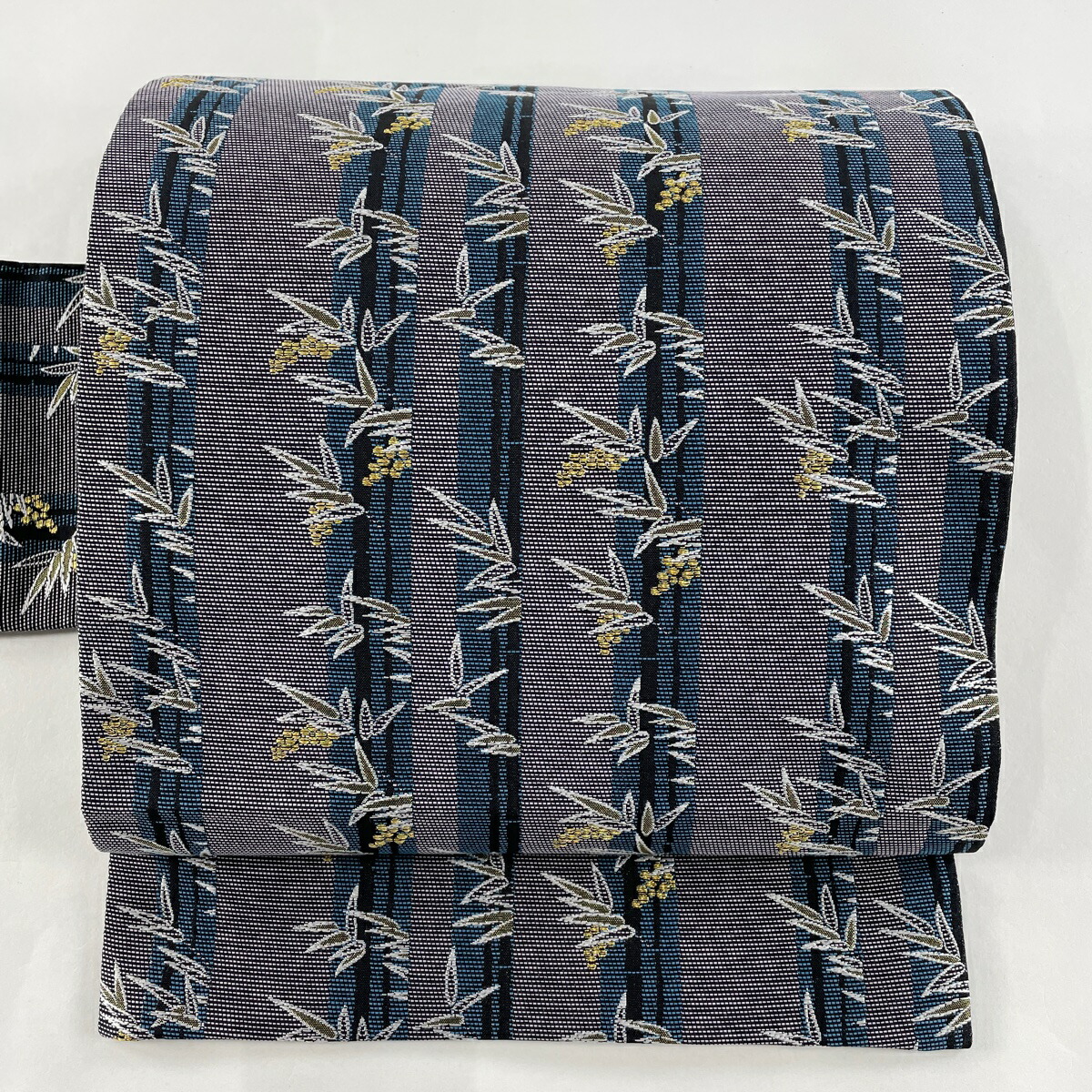 【楽天市場】名古屋帯 美品 秀品 竹 実 金糸 刺繍 灰色 正絹 【中古】：バイセル 楽天市場店