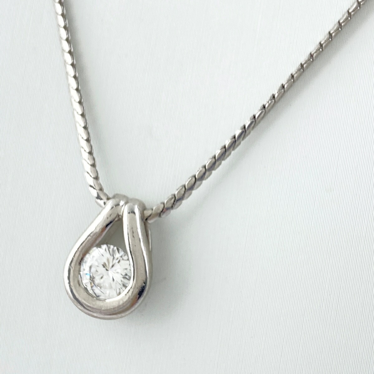 【楽天市場】【ラッピング可】 ダイヤモンド デザインネックレス プラチナ ペンダント ネックレス Pt900 Pt850 ダイヤモンド ...