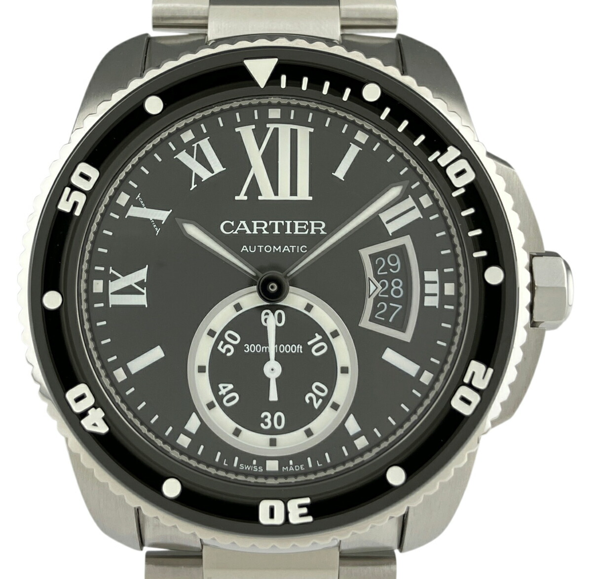 【楽天市場】【ラッピング可】 カルティエ CARTIER カリブル ドゥ カルティエ ダイバー デイト W7100057 腕時計 SS 自動 ...