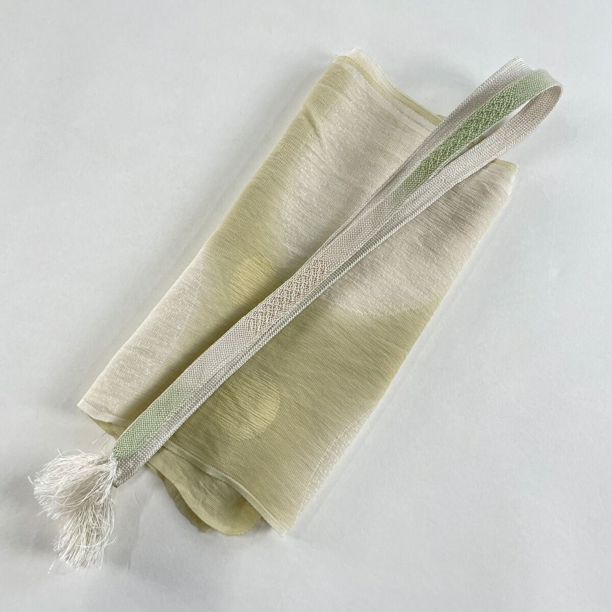【楽天市場】和装セット 優品 帯締め帯揚げ2点セット 夏物 幾何学 ぼかし ベージュ 正絹 和装小物 【中古】：バイセル 楽天市場店