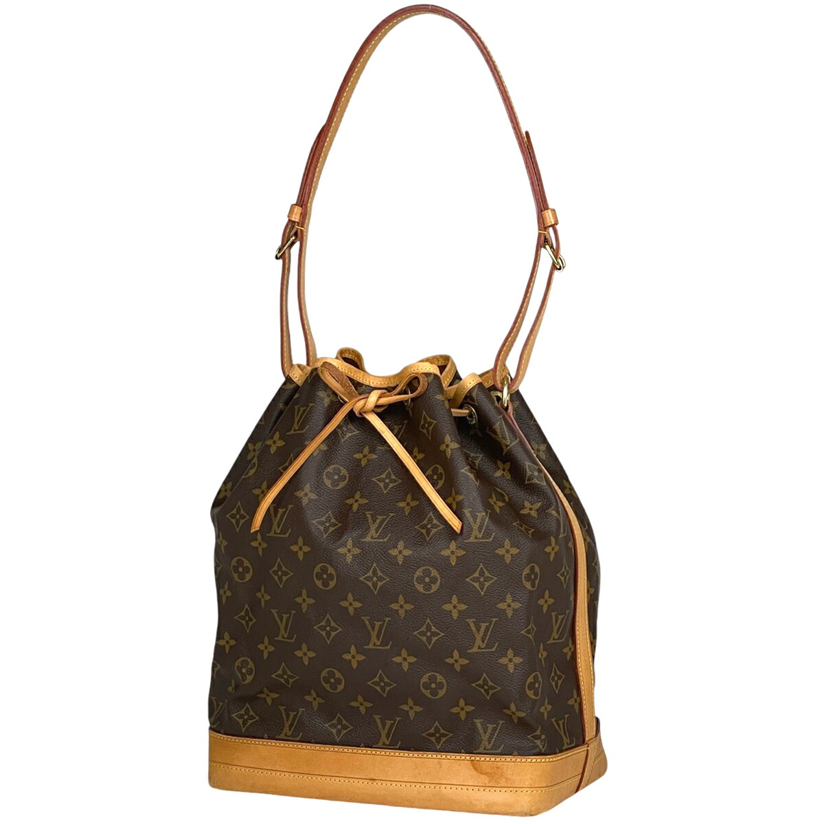 【楽天市場】ルイ・ヴィトン Louis Vuitton ノエ ワンショルダー 肩掛け 巾着型 ショルダーバッグ モノグラム ブラウン ...