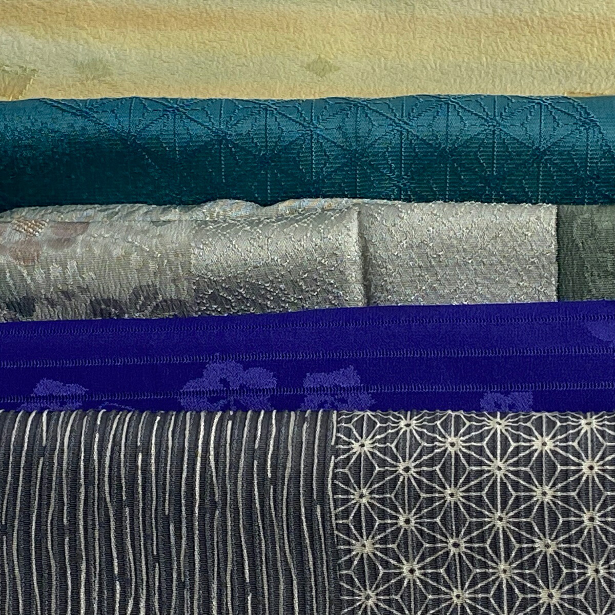 【楽天市場】帯揚げ 優品 帯揚げ5枚セット 薄黄 正絹 和装小物 【中古】：バイセル 楽天市場店