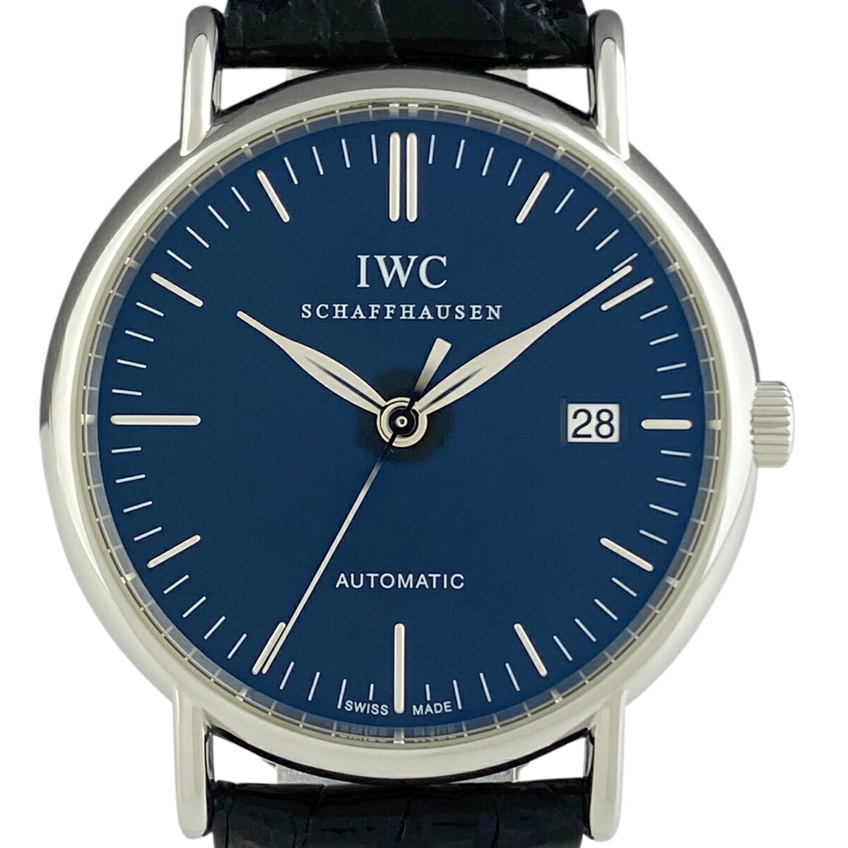 【楽天市場】【ラッピング可】 インターナショナルウォッチカンパニー IWC ポートフィノ IW356305 腕時計 SS レザー 自動巻き ...