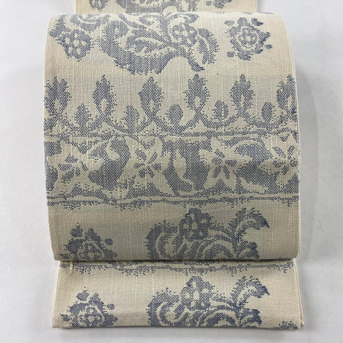 【楽天市場】開き名古屋帯 優品 紬地 草花 クリーム 正絹 【中古】：バイセル 楽天市場店