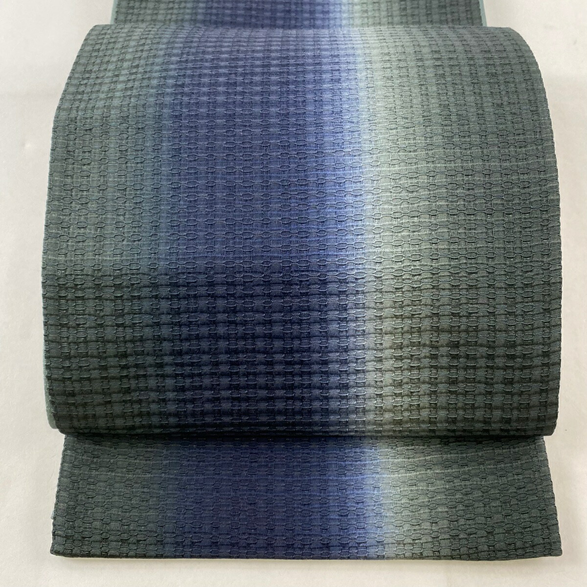 【楽天市場】袋帯 美品 名品 縞 ぼかし柄 金糸 深緑 全通 正絹 【中古】：バイセル 楽天市場店