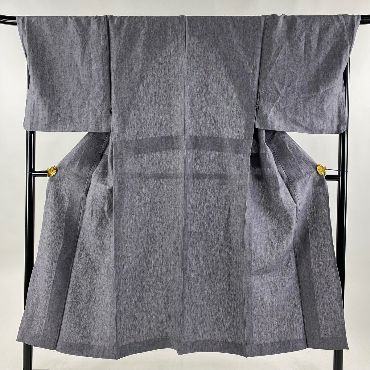 【楽天市場】男着物 身丈143cm 裄丈73cm M 単衣 紬 灰色 綿 美品 名品 【中古】：バイセル 楽天市場店