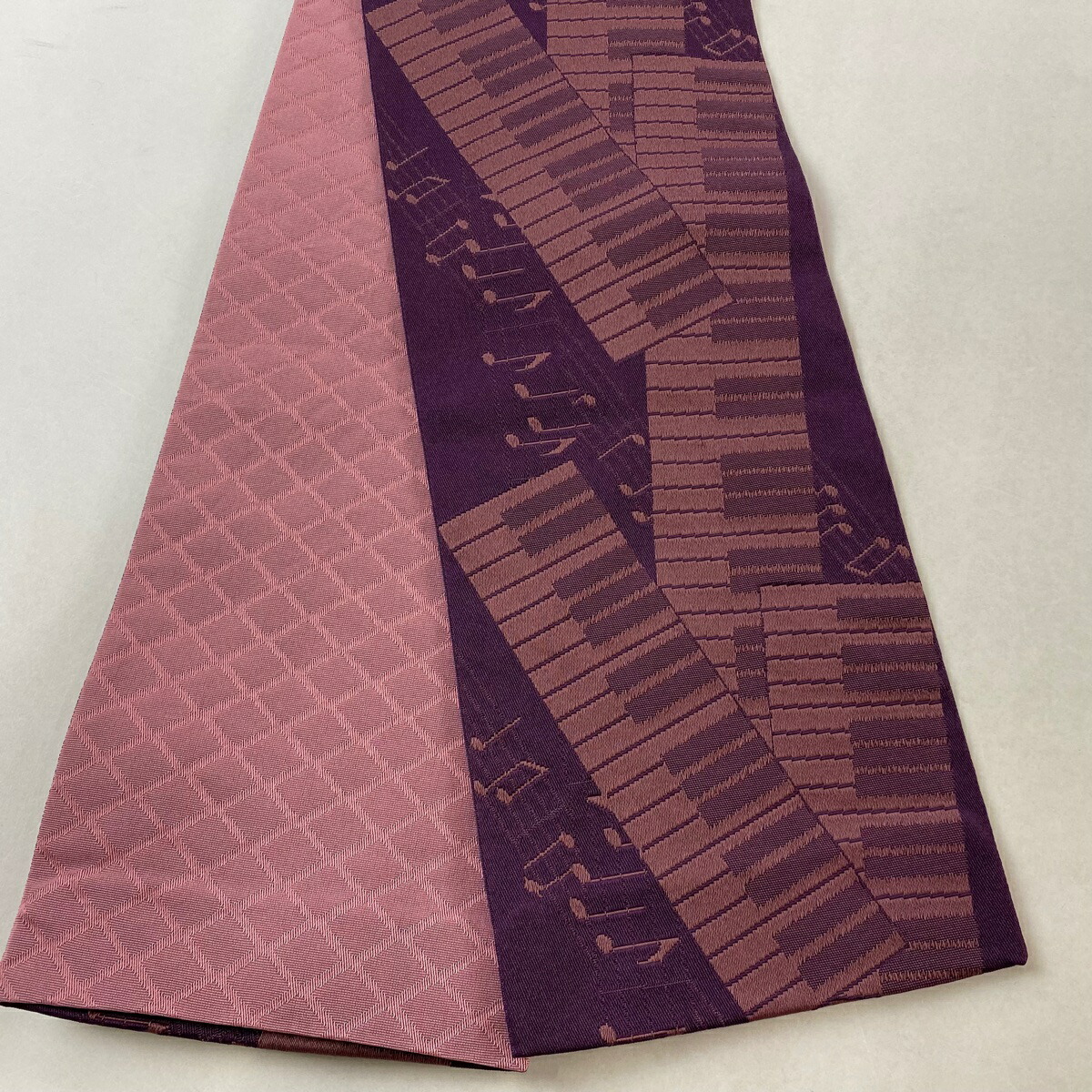 【楽天市場】半幅帯 美品 優品 鍵盤 音符 紫 化繊 【中古】 msp30：バイセル 楽天市場店