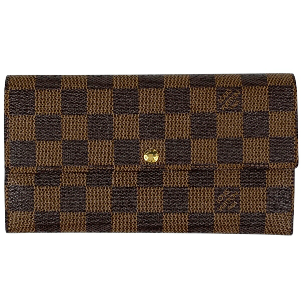 【楽天市場】【ラッピング可】ルイ・ヴィトン Louis Vuitton ポルトフォイユ サラ 札入れ 小銭入れ 長財布 ダミエ ブラウン ...