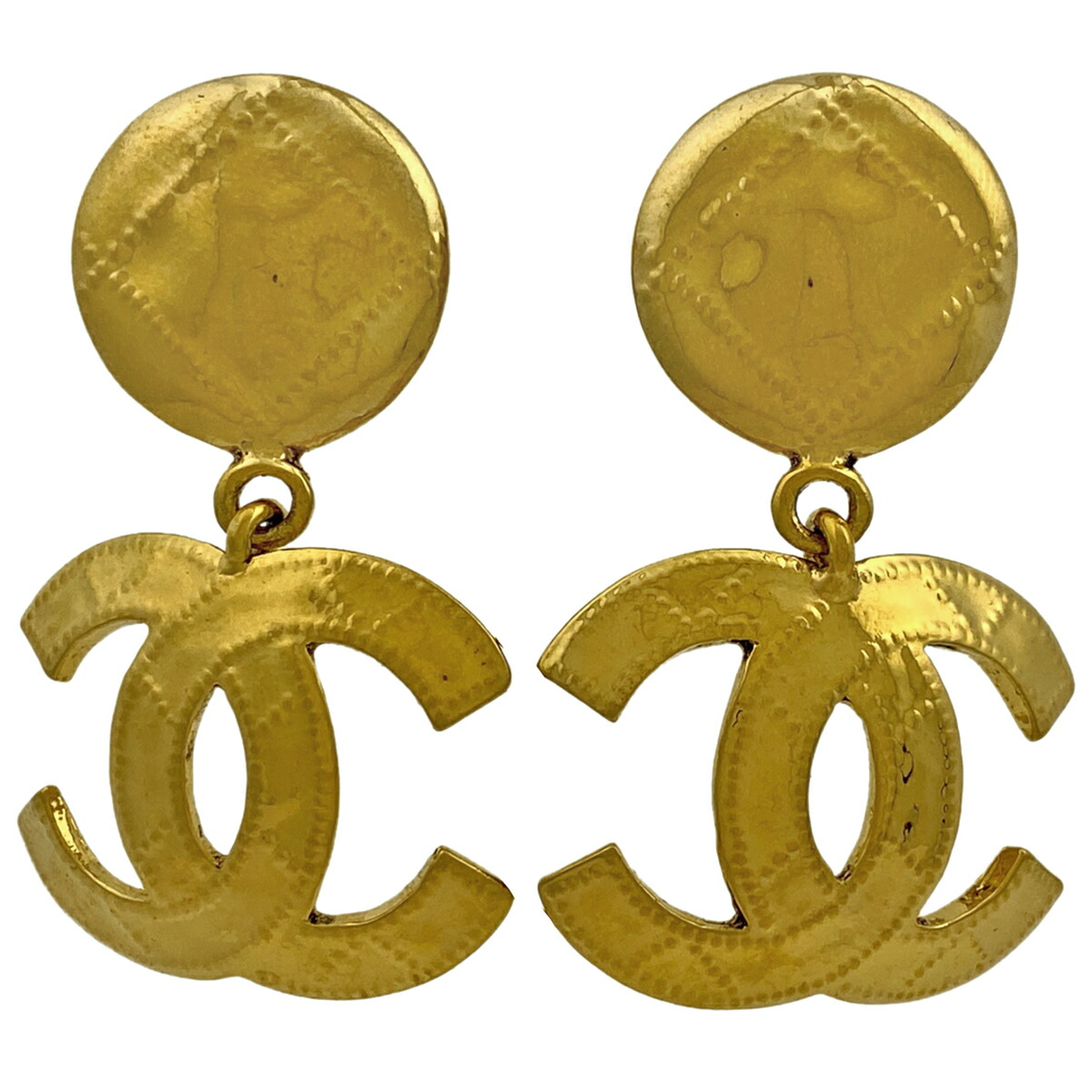【楽天市場】【ラッピング可】シャネル CHANEL ココマーク イヤリング スイング イヤリング GP ゴールド レディース 【中古】：バイ ...