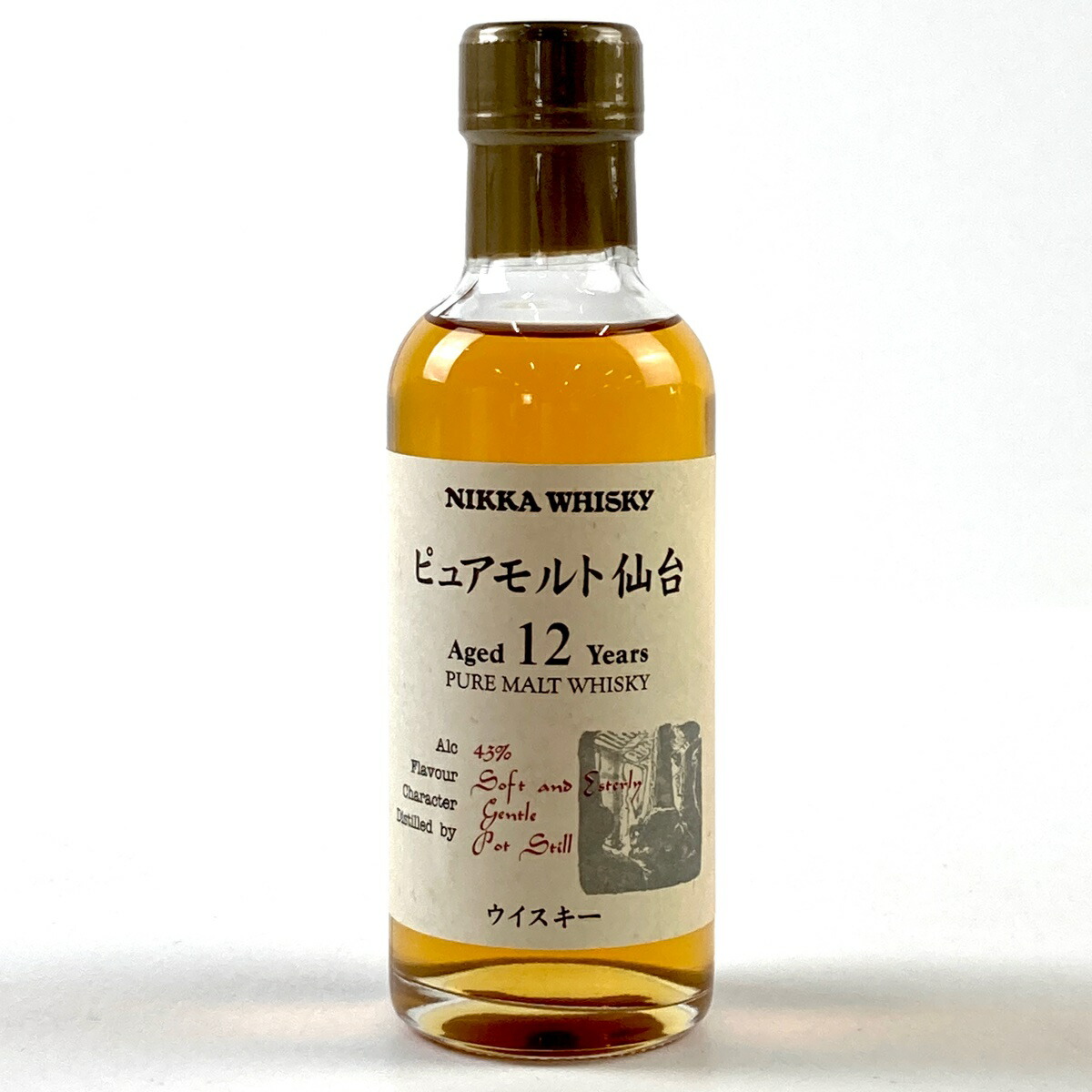【楽天市場】【東京都内限定発送】 ニッカ NIKKA ピュアモルト 仙台 12年 180ml 国産ウイスキー 【中古】：バイセル 楽天市場店