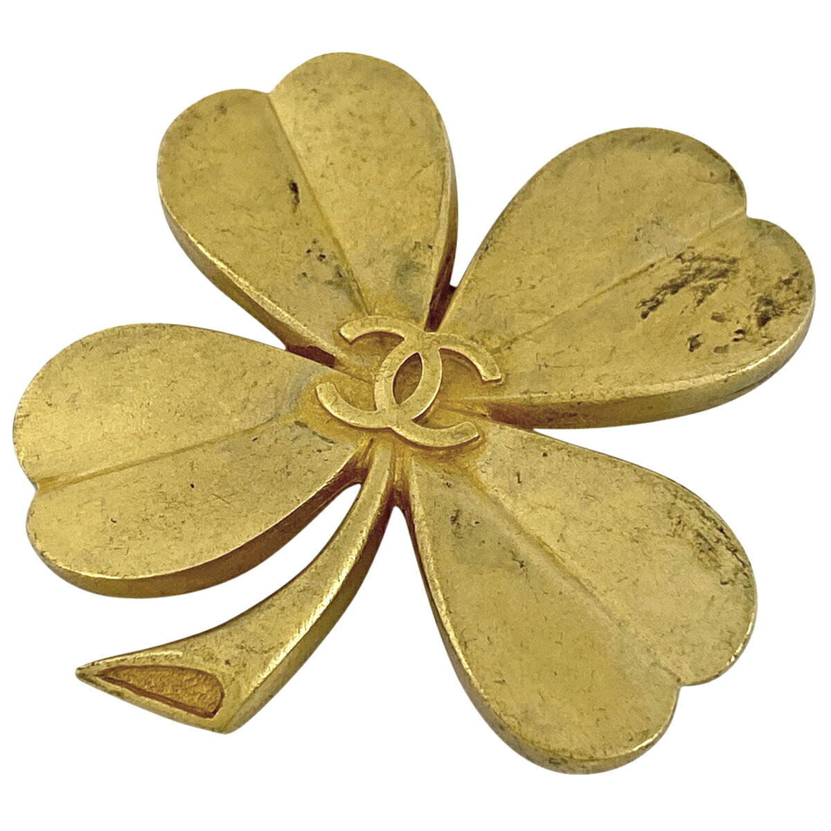 【楽天市場】【ラッピング可】シャネル CHANEL ココマーク ブローチ クローバー ブローチ レディース 【中古】：バイセル 楽天市場店