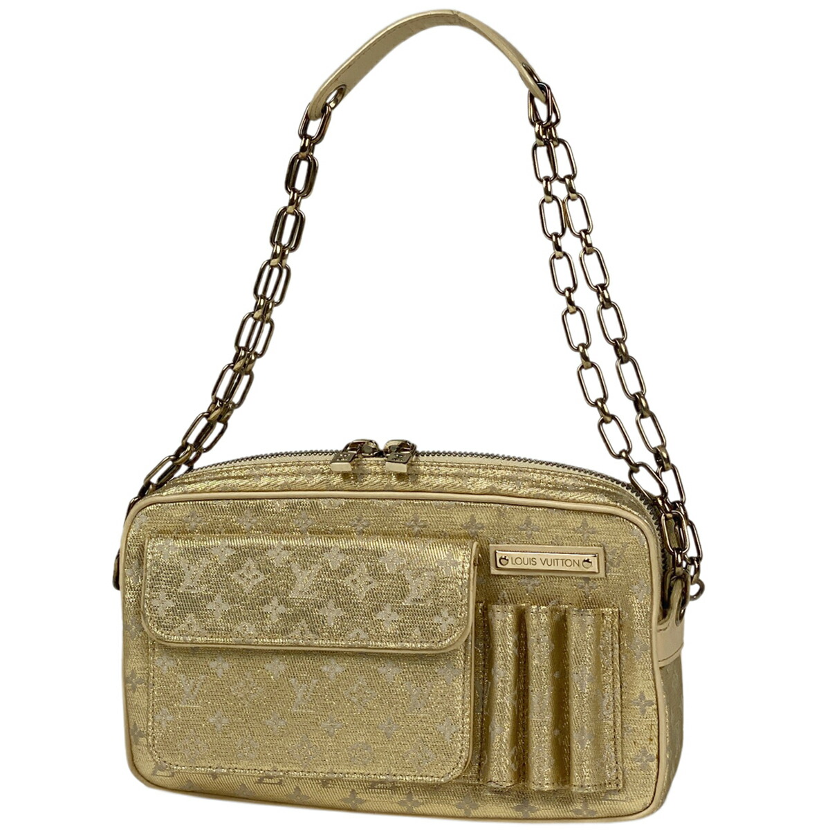 【楽天市場】ルイ・ヴィトン Louis Vuitton マッケンナ モノグラムシャイン ショルダーバッグ モノグラム ゴールド M92362 ...