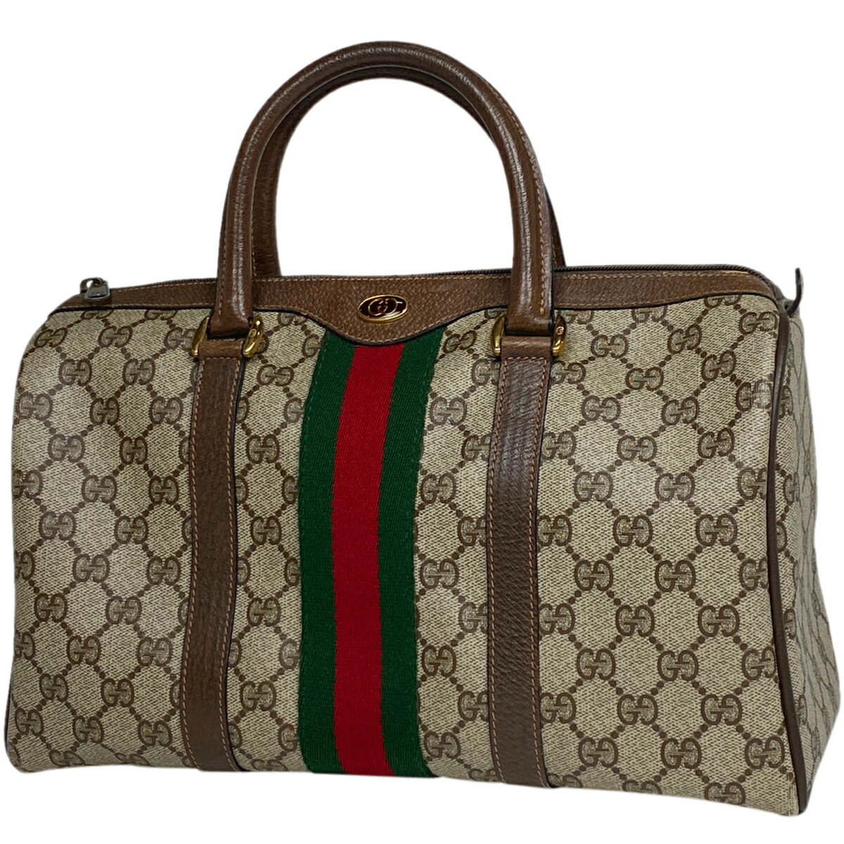 【楽天市場】グッチ GUCCI GG柄 ハンドバッグ オールドグッチ シェリーライン 4002007 ハンドバッグ コーティングキャンバス ...