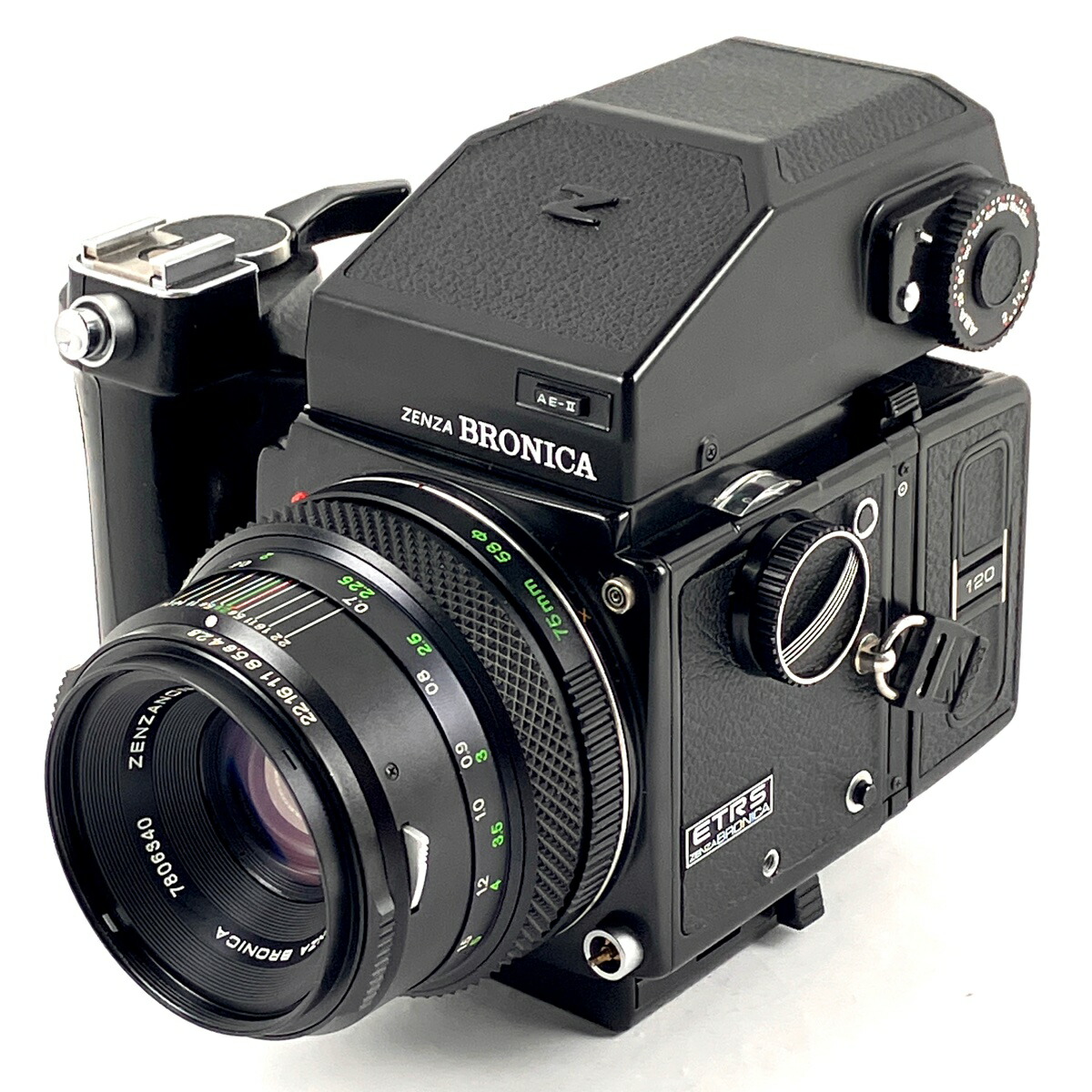【楽天市場】ゼンザブロニカ Zenza Bronica ETRS＋ZENZANON MC 75mm F2.8 中判カメラ 【中古】：バイセル 楽天市場店