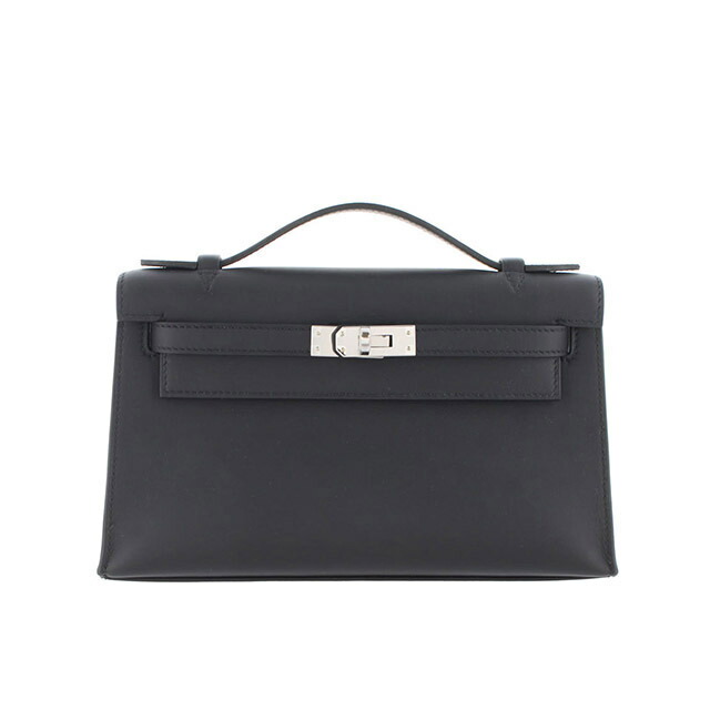 楽天市場】エルメス ポシェットケリー パーソナル クロ×クレ スイフト