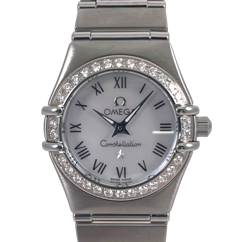【楽天市場】OMEGA オメガ コンステレーション ミニ ダイヤベゼル 1466.61 腕時計 ステンレススチール ホワイトシェル【中古 ...