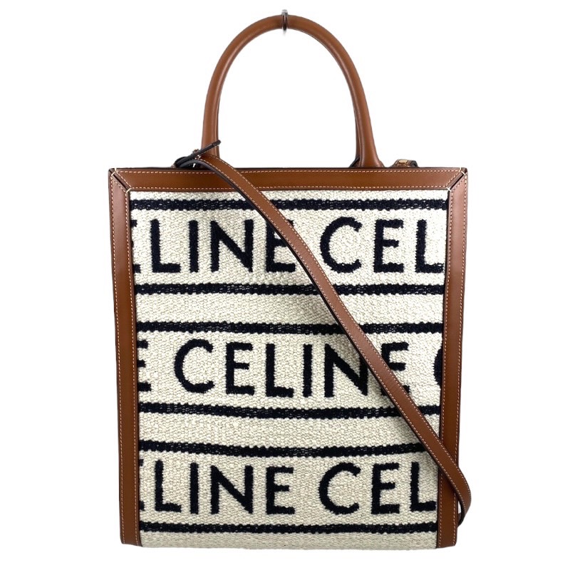 【楽天市場】【中古】【CELINE】セリーヌ スモール バーティカルカバ 19208EFY ハンドバッグ レザー レディース テキスタイル ...