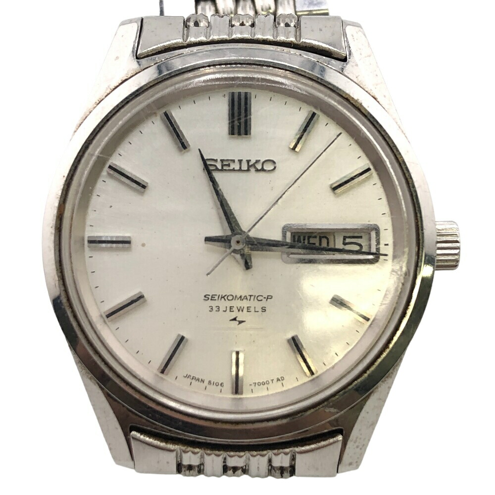 【楽天市場】SEIKO/セイコー デイデイト 5106-7000 腕時計 シルバー メンズ：BRANJE 楽天市場店