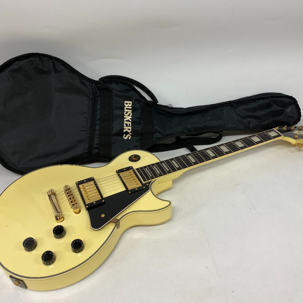 【楽天市場】BUSKER'S バスカーズ エレキギター ホワイト レスポールカスタム：BRANJE 楽天市場店