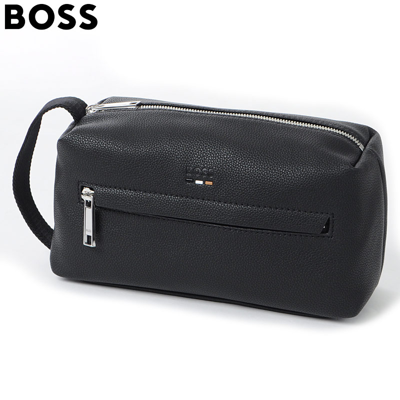 【楽天市場】ヒューゴボス HUGO BOSS セカンドバッグ クラッチバッグ メンズ ブランド 50490874 ブラック 2024秋冬新作 ...