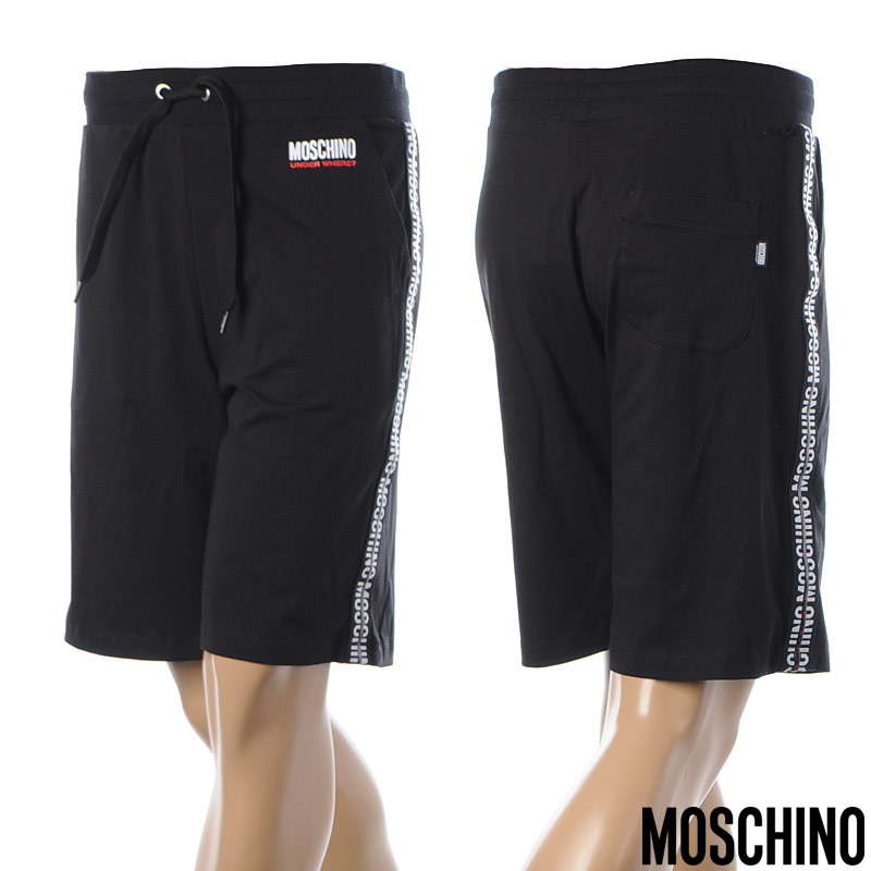 【楽天市場】モスキーノ MOSCHINO UNDERWEAR ショートパンツ スウェット メンズ ブランド A4327 8132 ブラック ...