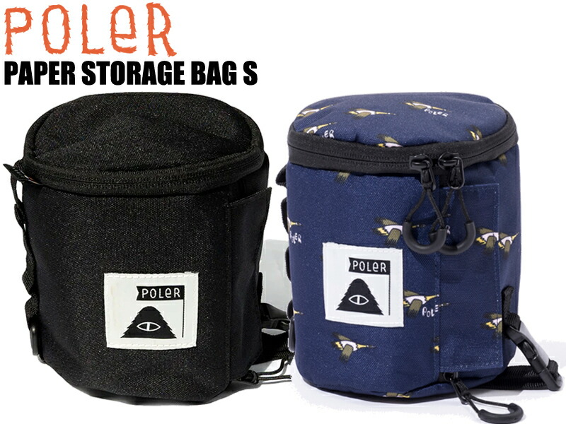 【楽天市場】POLER ポーラー アウトドア キャンプ PAPER STORAGE BAG S 233MCV0115 223MCV0067 ロールペーパーケース 黒 ネイビー メンズ ...