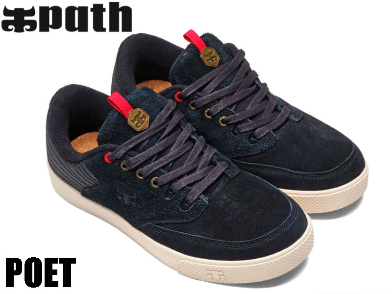 【楽天市場】25th ipath アイパス メンズ レディース POET ポエット BLACK SUEDE 靴 シューズ スケートボード ...